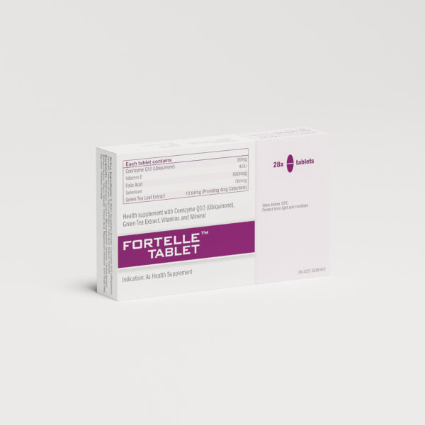 Fortelle+Omega-3 (Fortelle (28’s) tablet + Lenus Omega-3 501mg (28’s ...